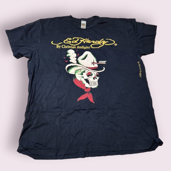Ed Hardy | Shirts | Y2k Ed Hardy Skull Cowboy Shirt | Poshmark
